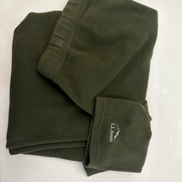 L.L. Bean | Pants | Mens Ll Bean Fleece Pant Size Large Regular Dark ...